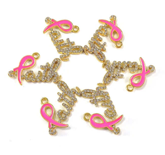 Faith Ribbon/Each – Divine Charms Beads and More